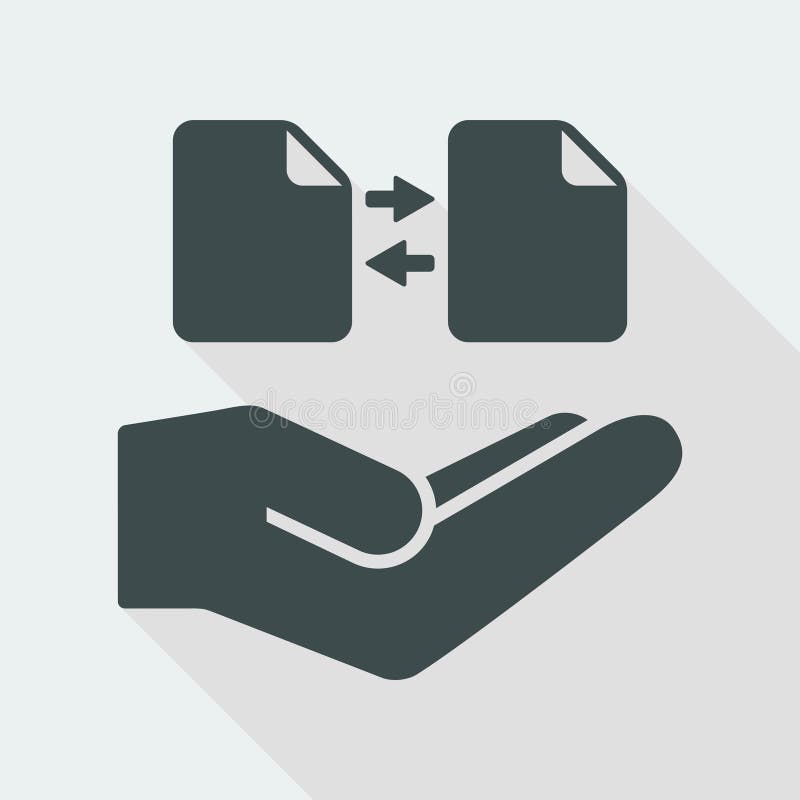 Service Offer - File Transfer - Minimal Icon Stock Vector ...