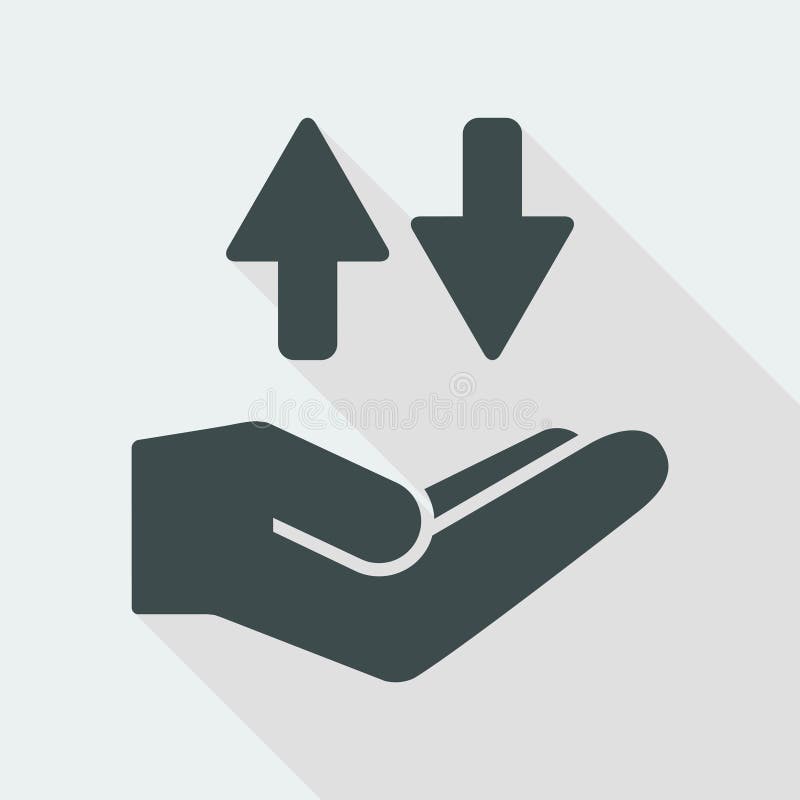 Service Offer - Transfer Concept - Minimal Icon Stock Vector ...