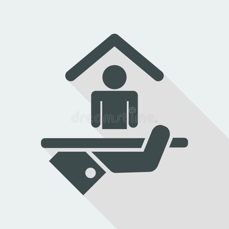 Single room stock vector. Illustration of hotel, internet - 117820141