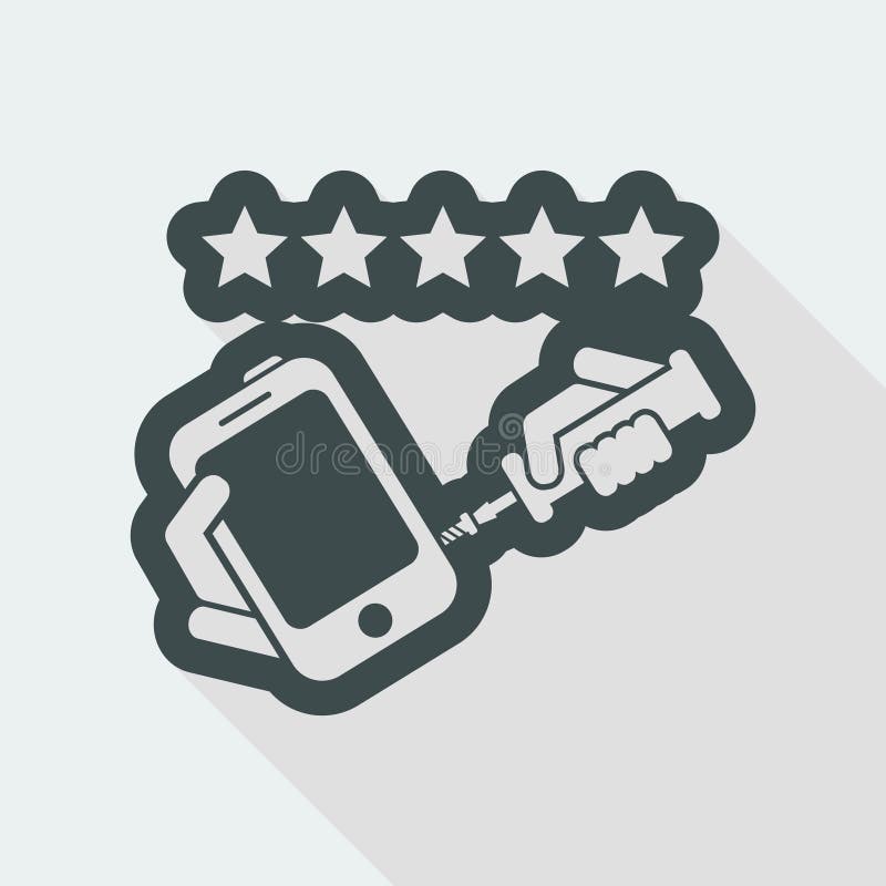 Smartphone assistance stock vector. Illustration of icon - 117823554