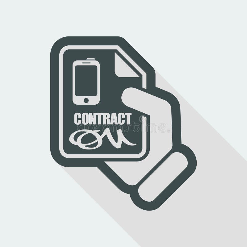 Agreement for the Supply of Electricity - Vector Web Icon Stock Vector ...