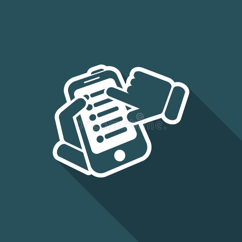 Smartphone setting icon stock vector. Illustration of business - 118518852