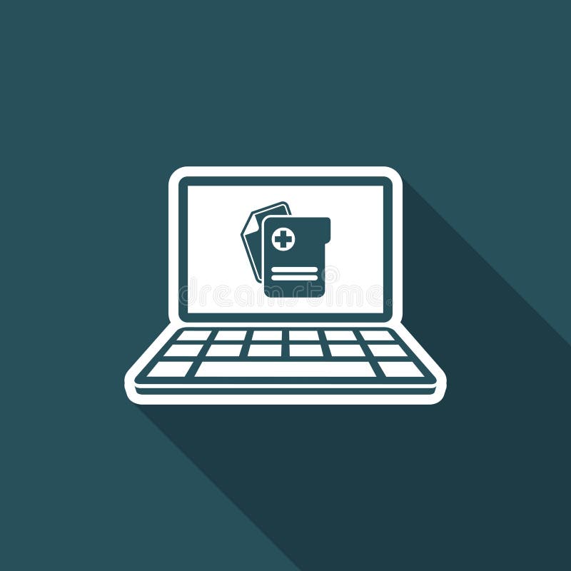 Software for Medical Activity - Vector Flat Icon Stock Vector ...