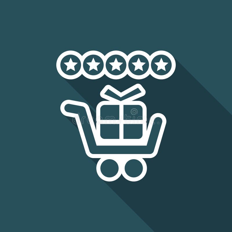 Store rating stock vector. Illustration of online, cart - 118530314