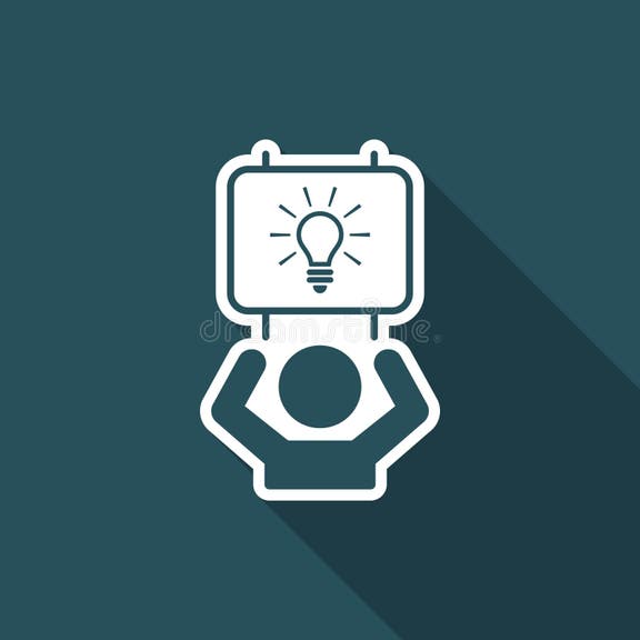 Suggest Clever Idea - Vector Web Icon Stock Vector - Illustration of ...