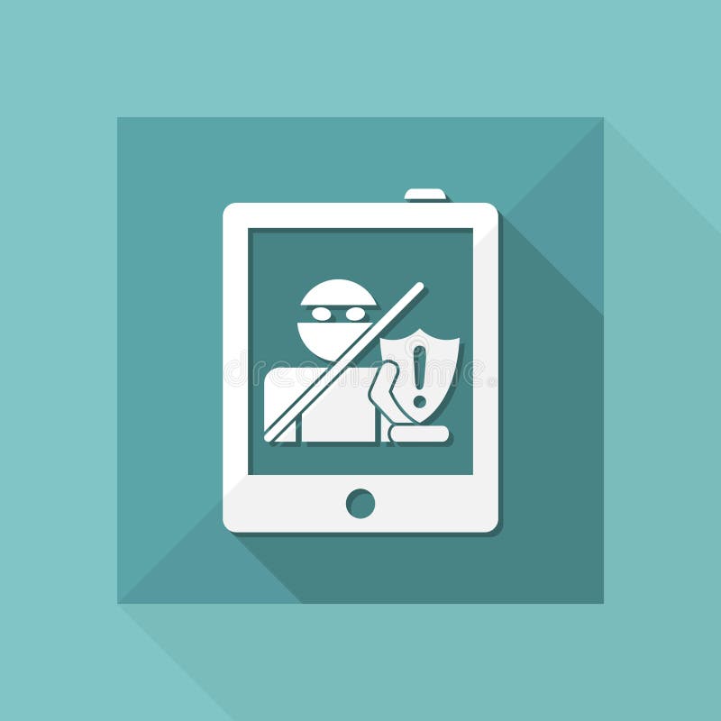 Tablet safety stock vector. Illustration of icon, code - 119144555