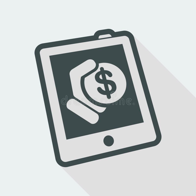 Tablet store icon stock vector. Illustration of discount - 117823344