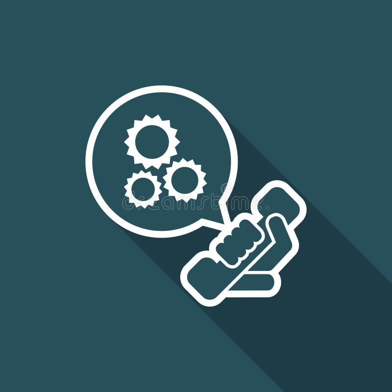 Technical assistance icon stock vector. Illustration of customer ...