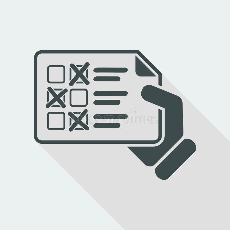 Test document stock vector. Illustration of choose, multiple - 118519949