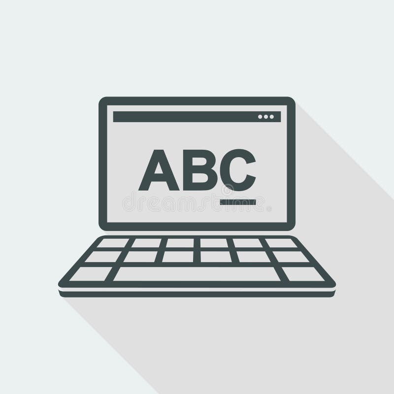 Text editor software icon stock vector. Illustration of folio - 117824041