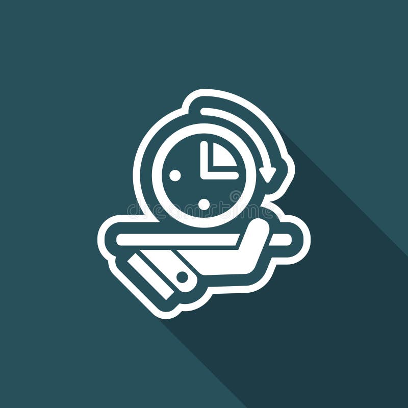 Time for service stock vector. Illustration of minute - 118520841