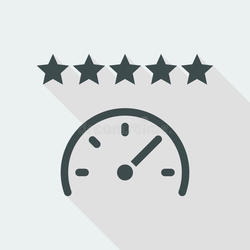 Top Speed - Flat Minimal Icon Stock Vector - Illustration of file ...