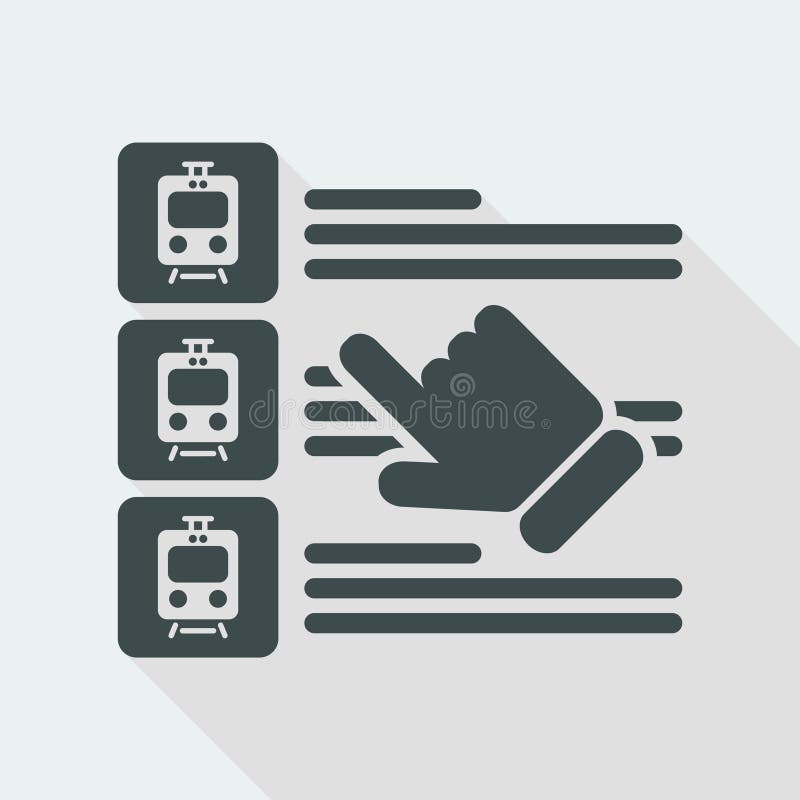Train ticket booking stock vector. Illustration of motion - 117818774