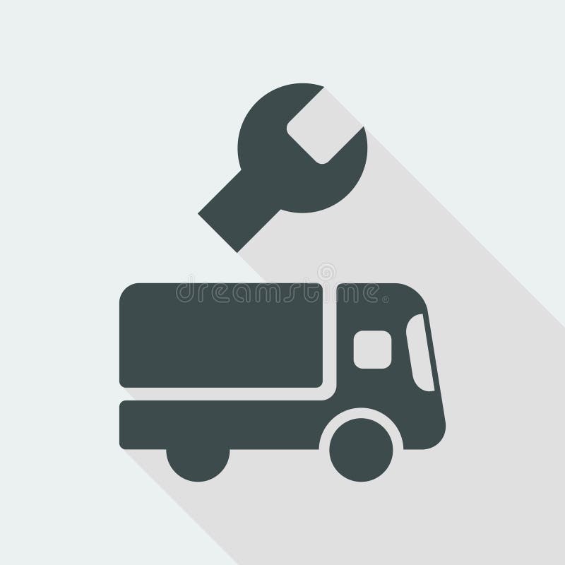 Truck Assistance Services - Vector Web Icon Stock Vector - Illustration ...