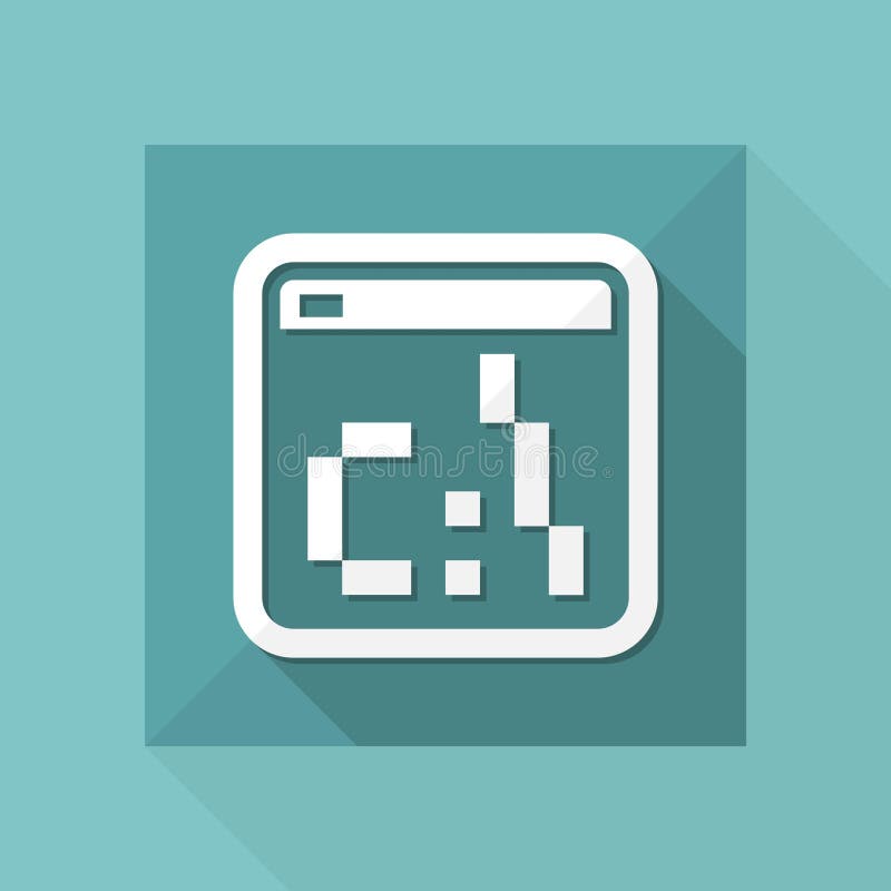 Vector Illustration of Single Isolated Pixel Icon Stock Vector ...