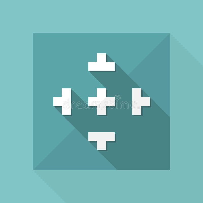 Vector Illustration of Single Isolated Pixel Pc Icon Stock Vector ...