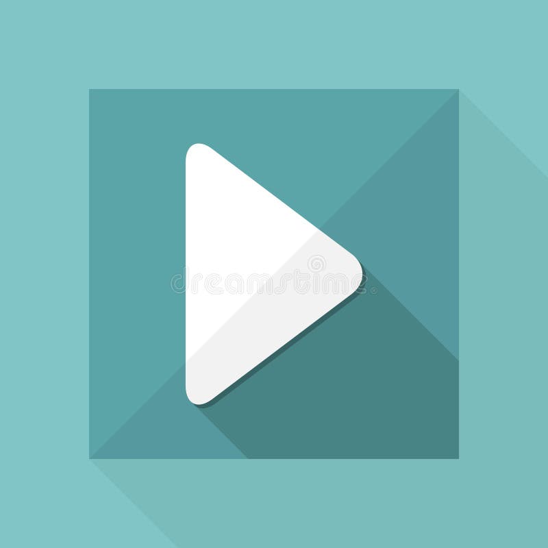 Vector Illustration of Single Isolated Play Icon Stock Vector ...