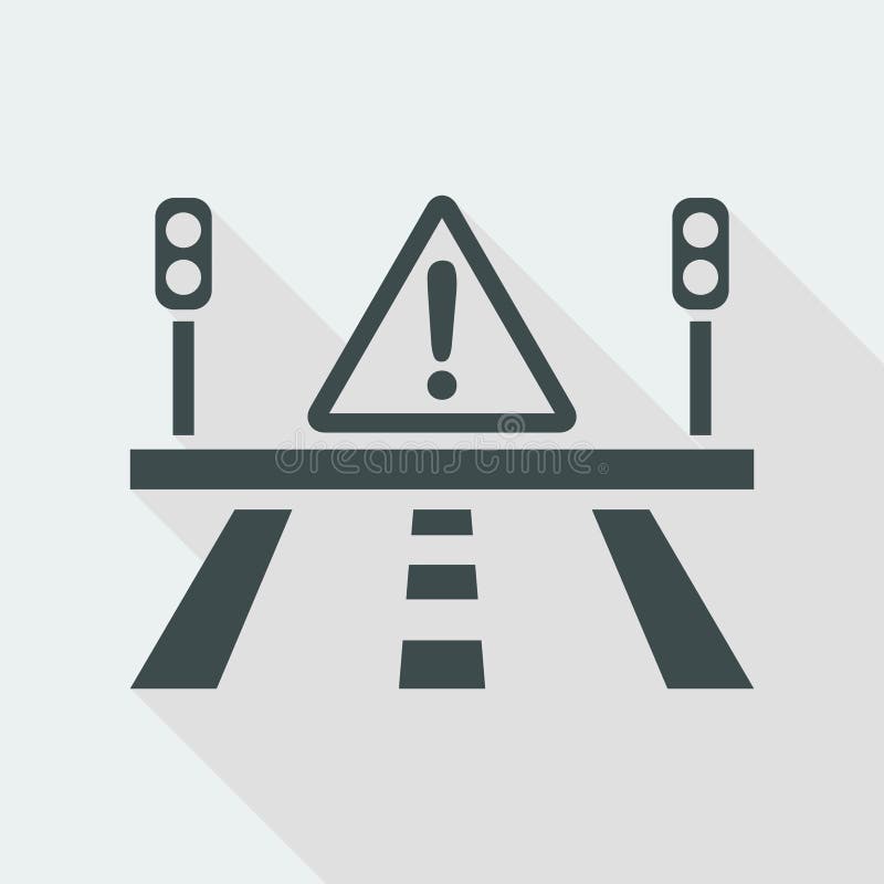 Vector Illustration of Single Isolated Road Danger Icon Stock Vector ...
