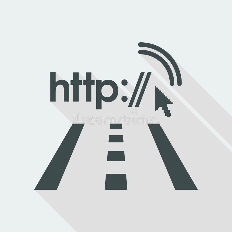 Vector Illustration of Single Isolated Web Navigate Icon Stock Vector ...