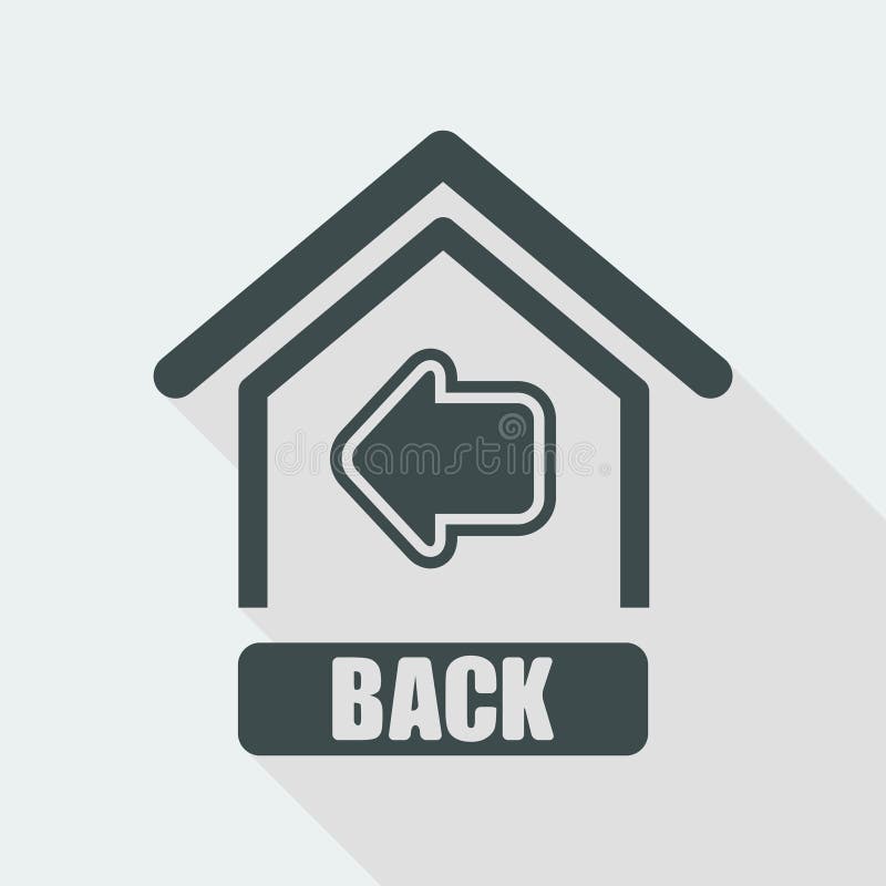 Vector Illustration of Single Isolated Web Back Icon Stock Vector ...