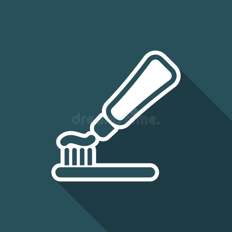 Vector Illustration of Toothpaste Vector Single Icon Stock Vector ...