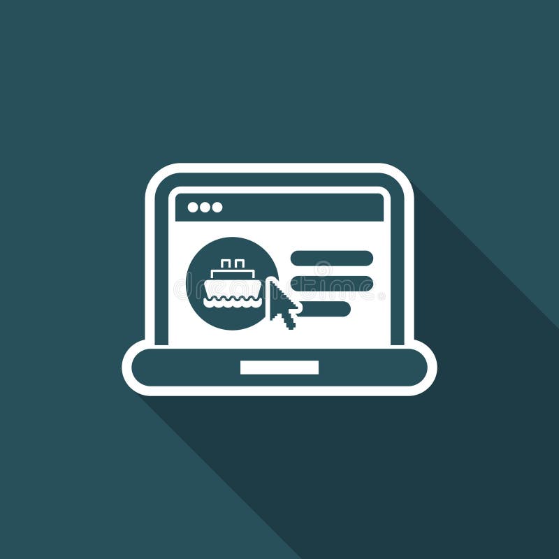 Web boat booking stock vector. Illustration of navigation - 118516133