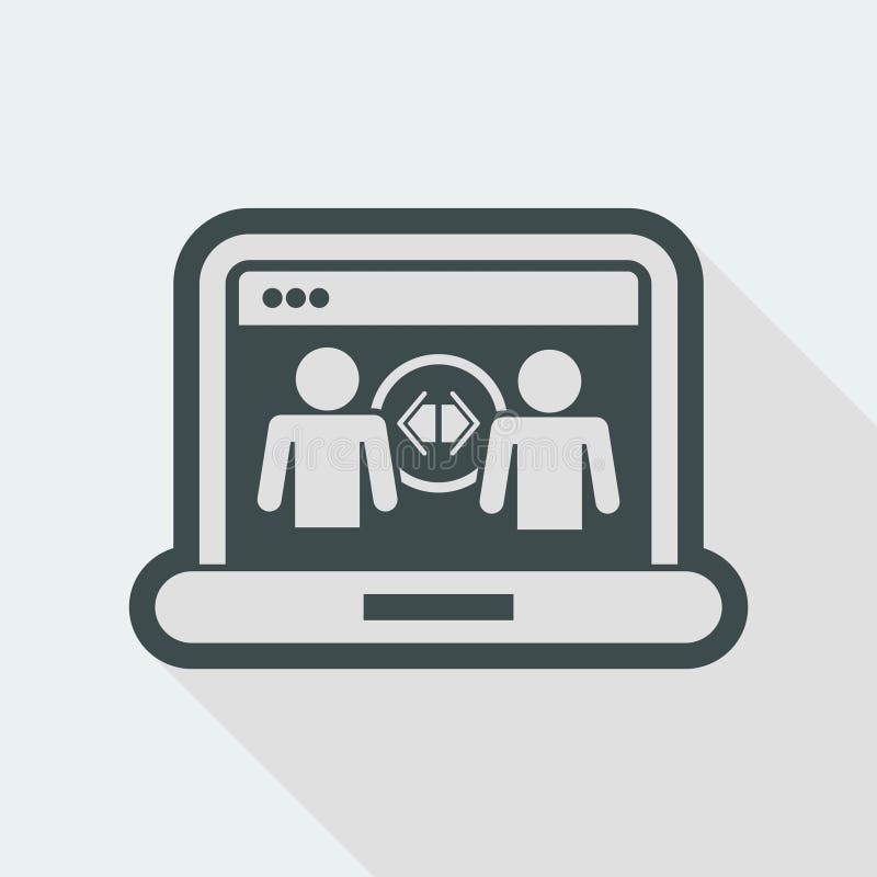 Web sharing icon stock vector. Illustration of communications - 117820663