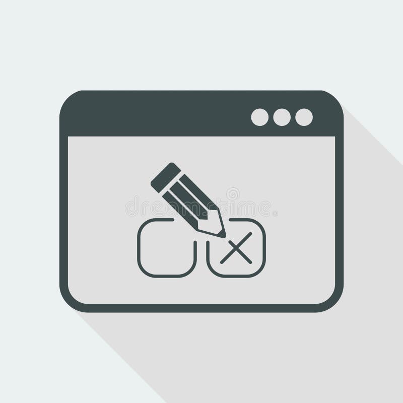 Multiple Choice Test Icon Stock Illustrations – 362 Multiple Choice ...