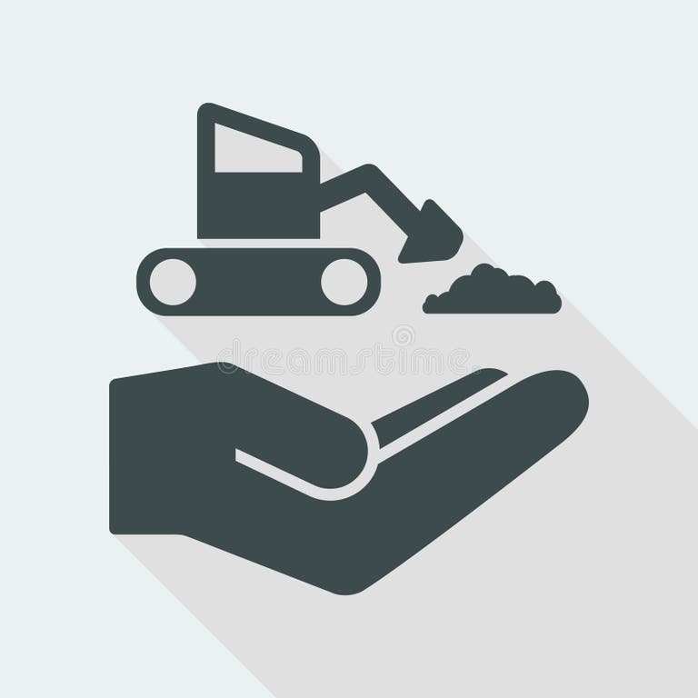 Work in Progress - Minimal Icon Stock Vector - Illustration of digging ...