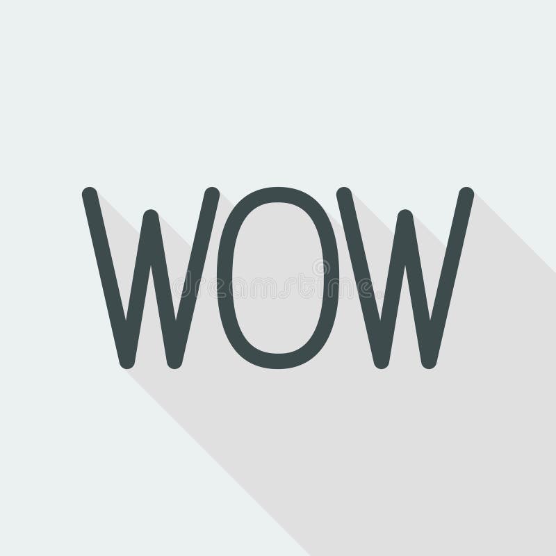Wow Exclamation - Vector Icon for Computer Website or Application Stock ...