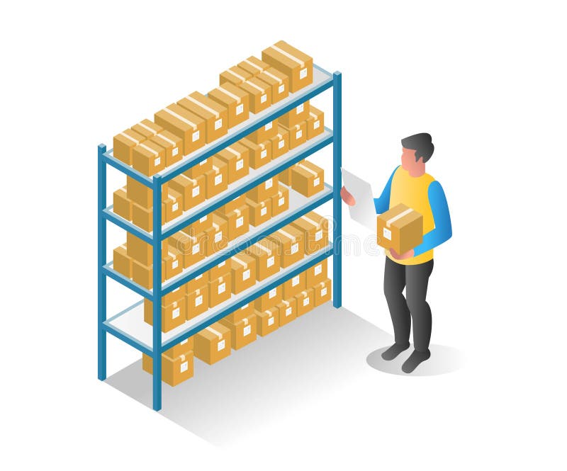 Checking Delivery Inventory Stock Illustrations – 175 Checking Delivery ...