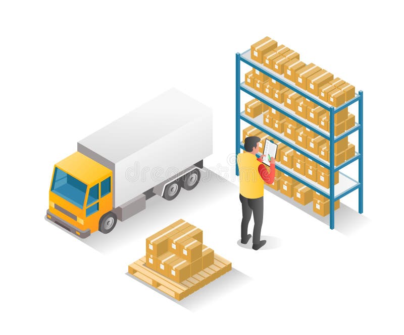 Record the Goods To Be Delivered To the Customer Stock Illustration ...