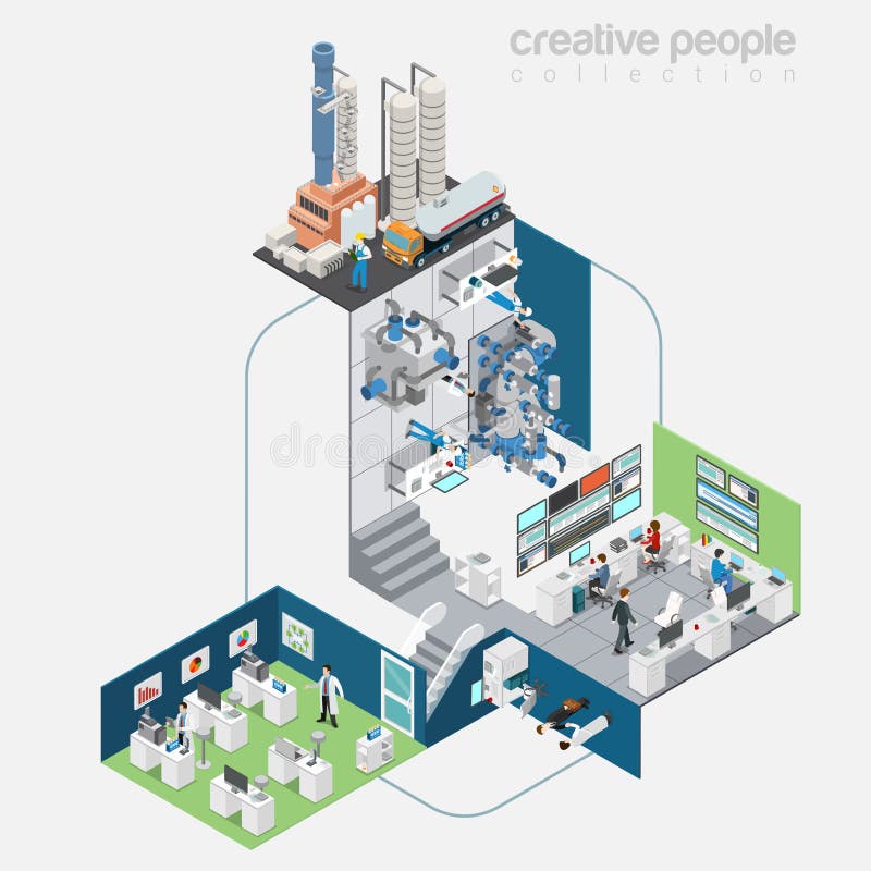 Isometric Factory Indoor Storage Stock Illustrations – 32 Isometric ...