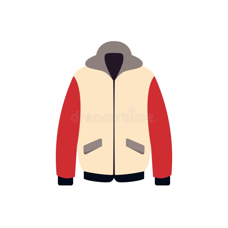 Flat Jacket Icon Design Template Elements - Vector Stock Vector ...