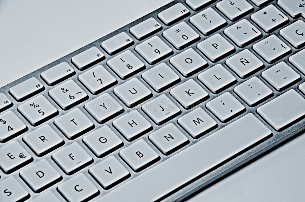 Flat keyboard stock image. Image of modern, hardware, executive - 7014559
