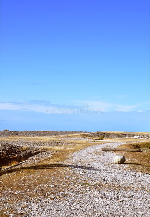 Flat land stock image. Image of island, path, land, nature - 13902397