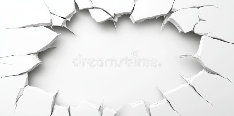 A Flat Lay of Abstract White Geometric Shapes in Irregular Polygon ...