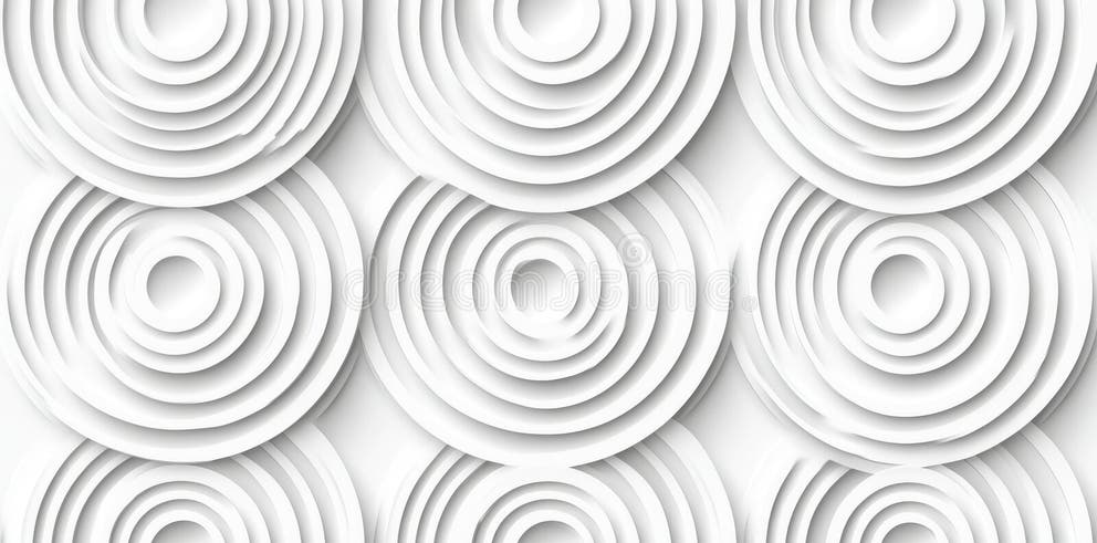 A Flat Lay Arrangement of Sparsely Placed White Cylinders and Boxes ...