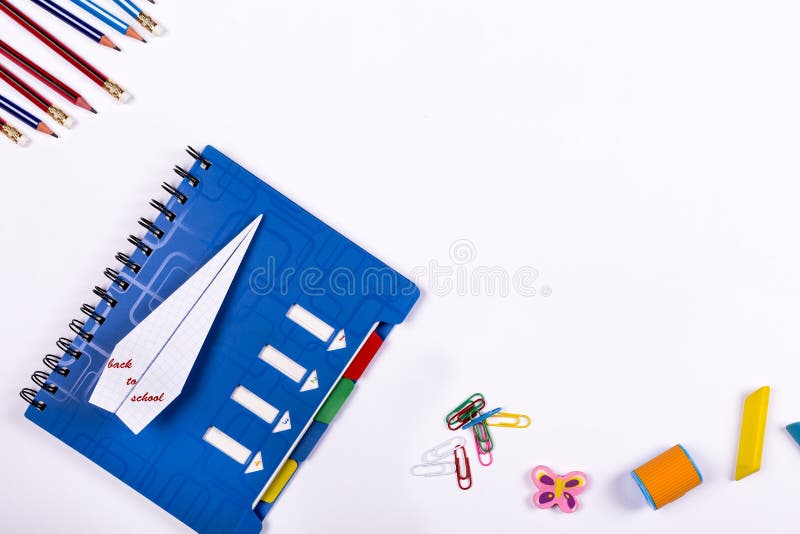 Flat Lay, Back To School , Copy Space, Workspace, Educational Process ...