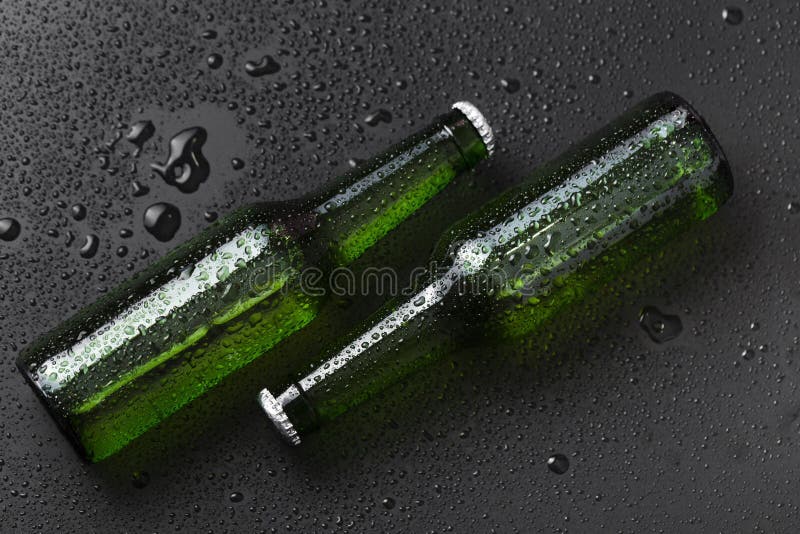 Flat Lay Bottles with Beer Photo Stock Image - Image of plant, life ...