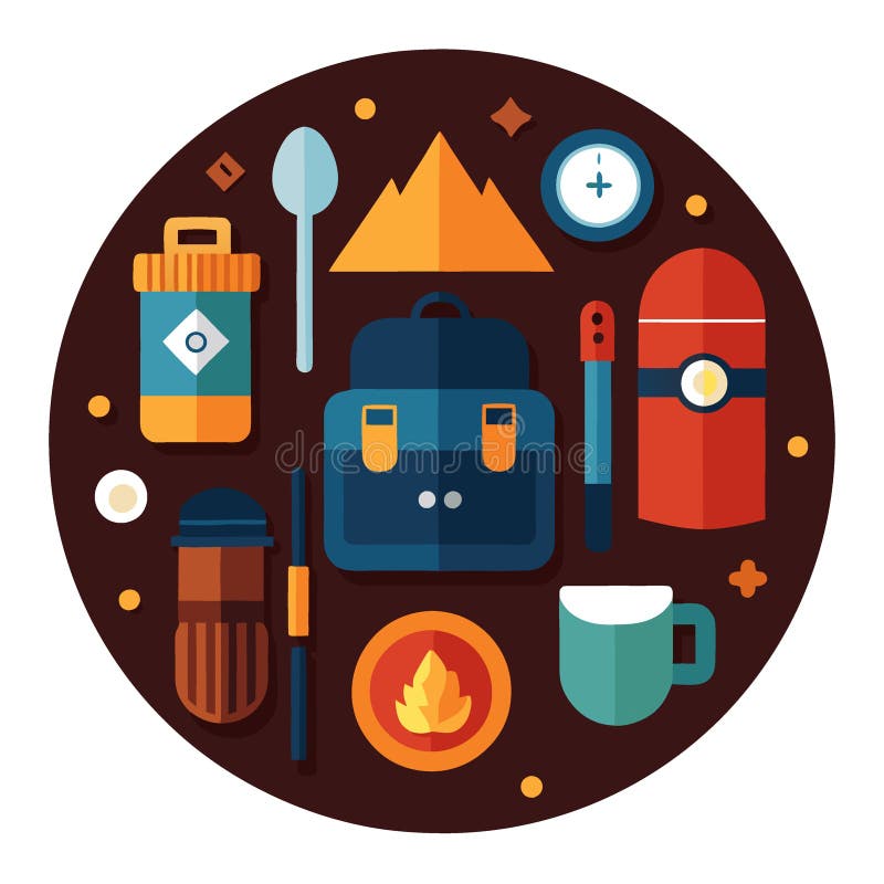 Composition Camping Stock Illustrations – 4,008 Composition Camping ...