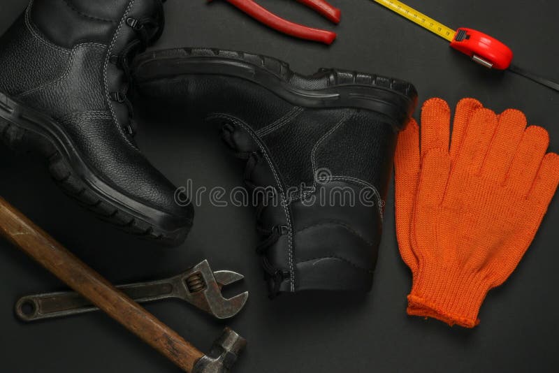 Flat Lay Composition with Different Industrial Working Tools Stock ...