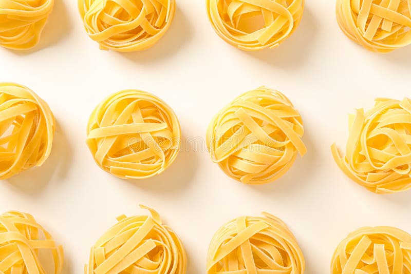 Flat Lay Composition with Different Pasta on White Background, Space ...