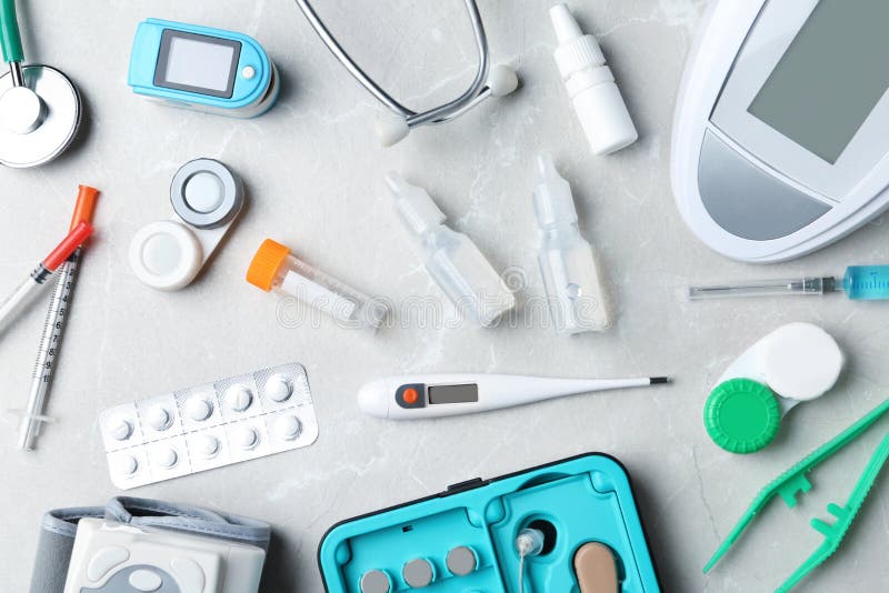 2,018 Medical Flat Lay Grey Background Stock Photos - Free & Royalty ...