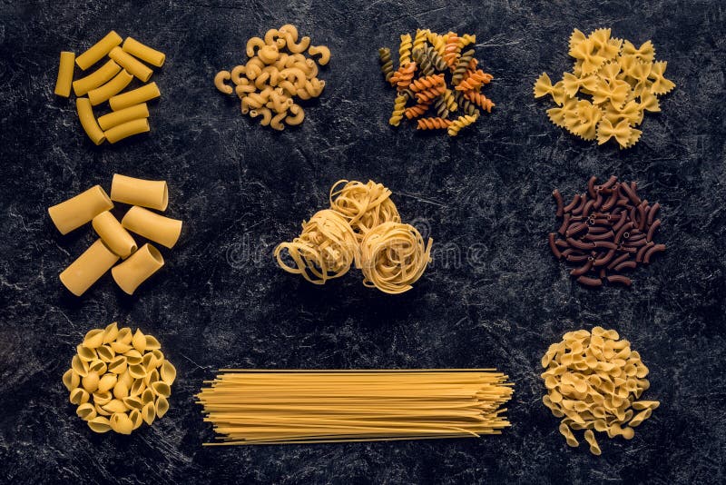 Flat Lay Composition of Raw Stock Photo - Image of hungry, cuisine ...