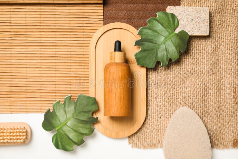 Flat Lay of Creative Moodboard Composition, Top View Stock Image ...