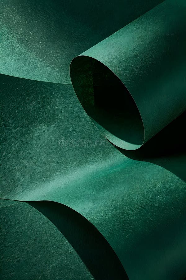 Emerald Green Paper with Shadow Abstract Stock Illustration ...