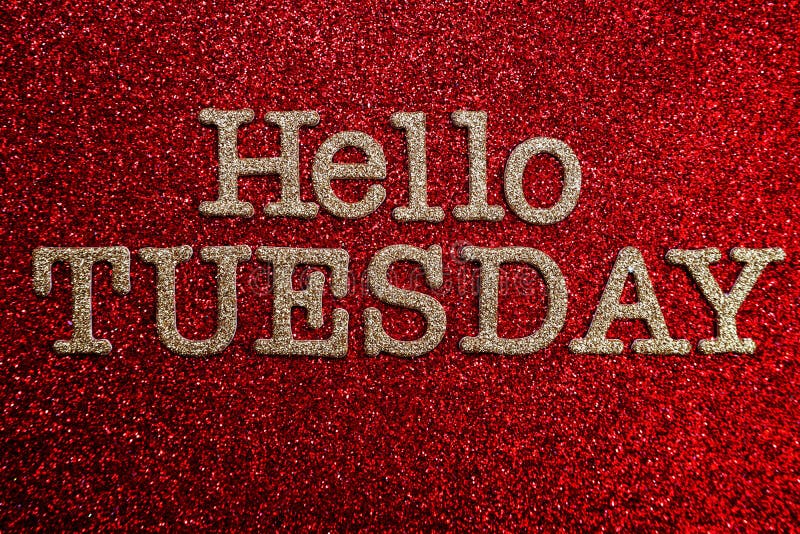 Hello Tuesday Text on Black Letter Board and Bouquet Colorful Flowers ...