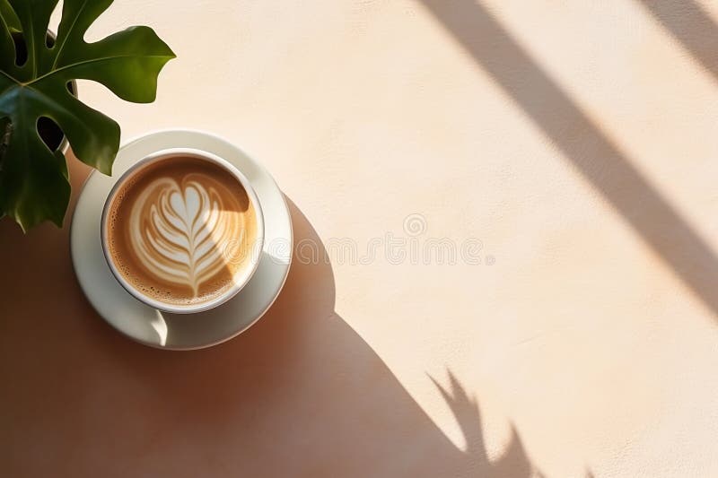 Artisanal Coffee Shop Flat Lay Atmosphere Stock Image - Image of coffee ...