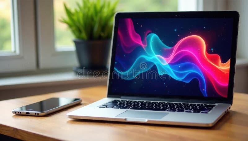 Flat Lay Laptop, Simple Desk Setup, Web Design , Ux, Work Stock ...